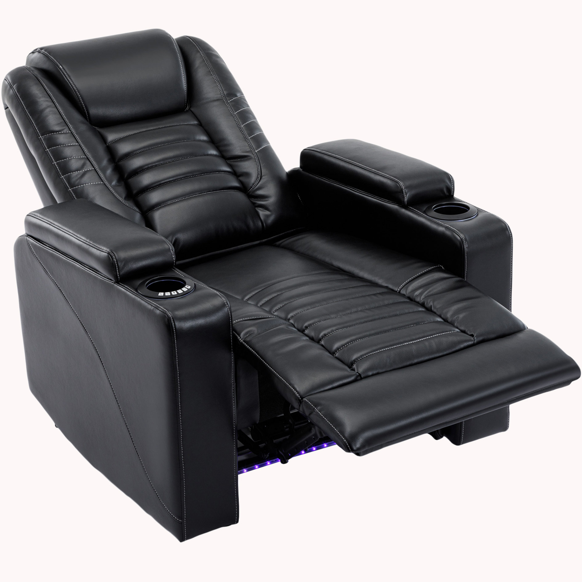 Orren Ellis Mykhajlo Upholstered Lift Assist Power Recliner | Wayfair