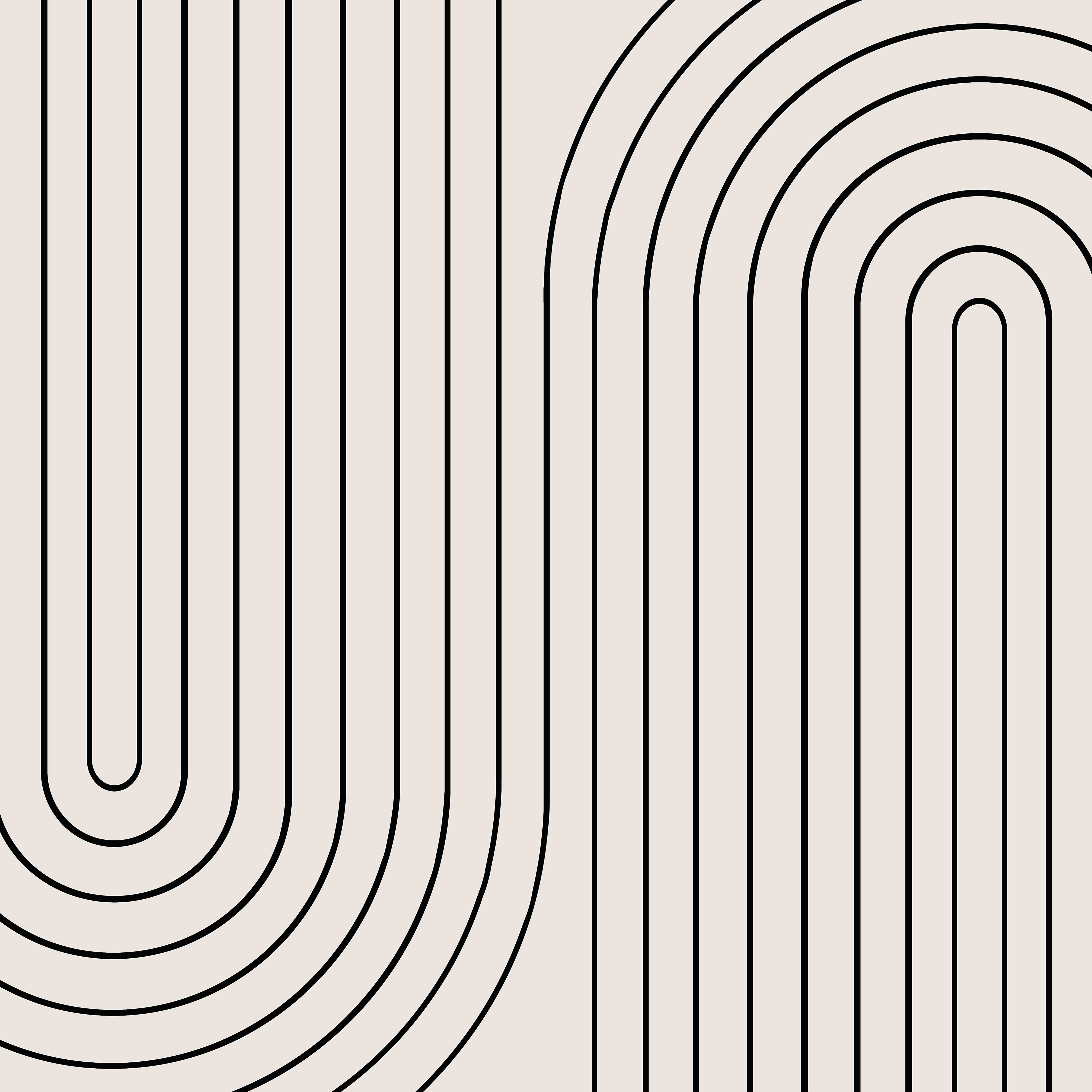 George Oliver Umer Colour Poems Minimal Line Curvature White by Kelli ...