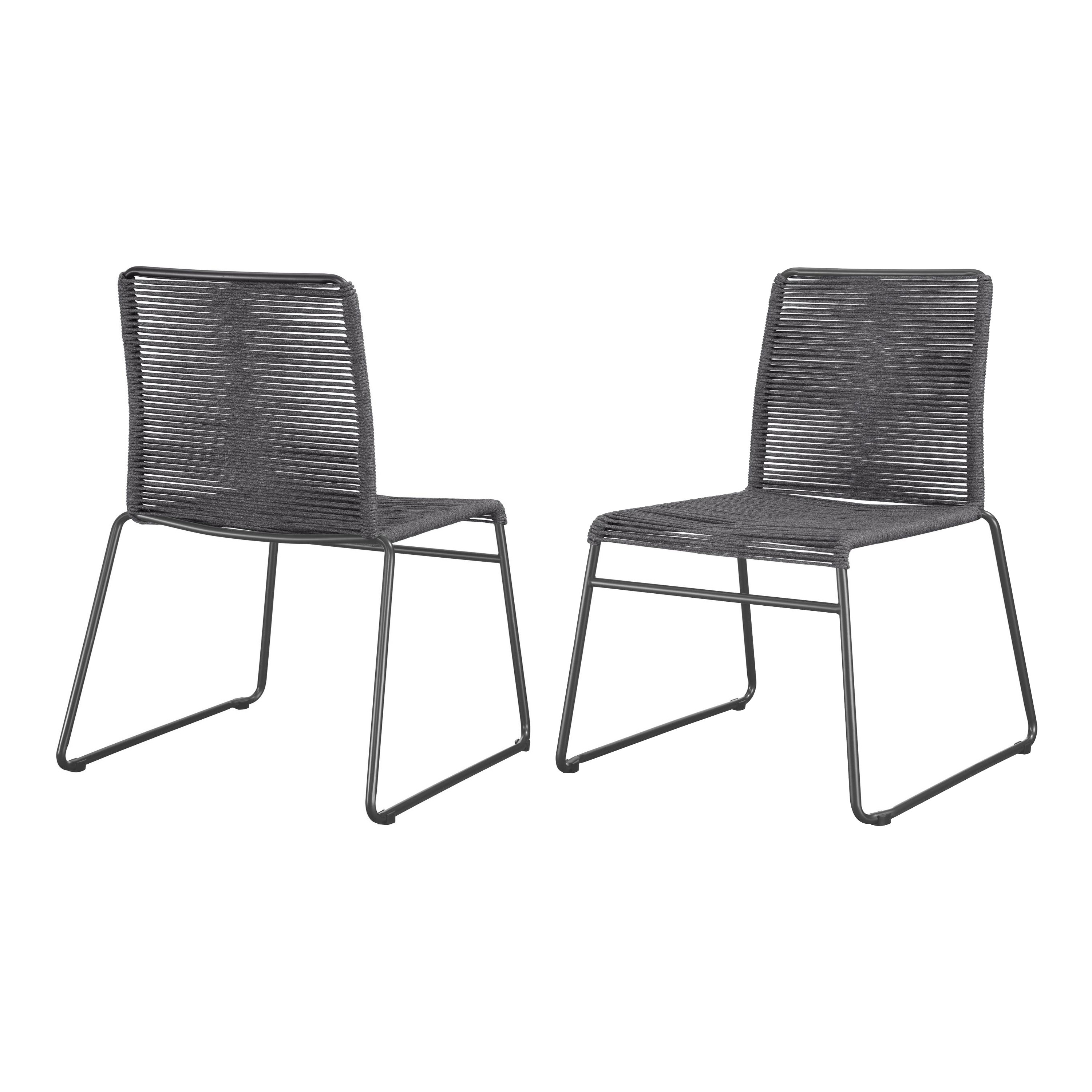 George Oliver Upholstered Stackable Side Chairs (Set of 2) - Wayfair Canada