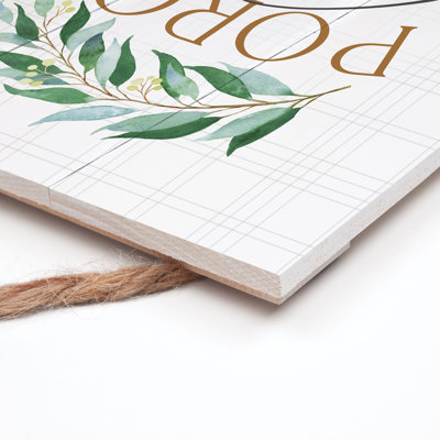 Gracie Oaks Hiya Wood Text & Numbers Wall Decor & Reviews | Wayfair