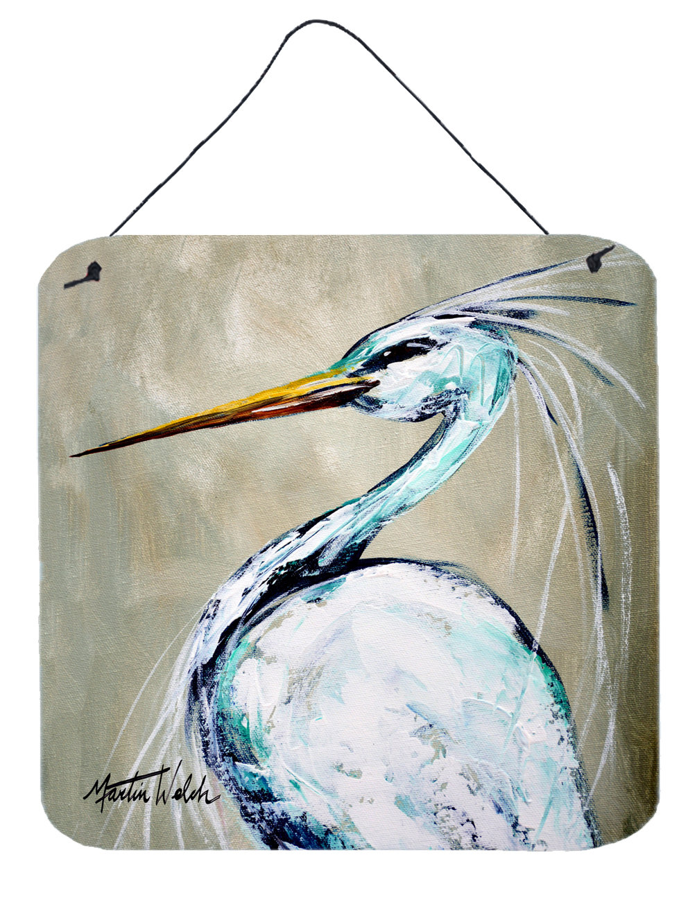 Caroline's Treasures Bird Heron Smitty'S Brother by Martin Welch ...