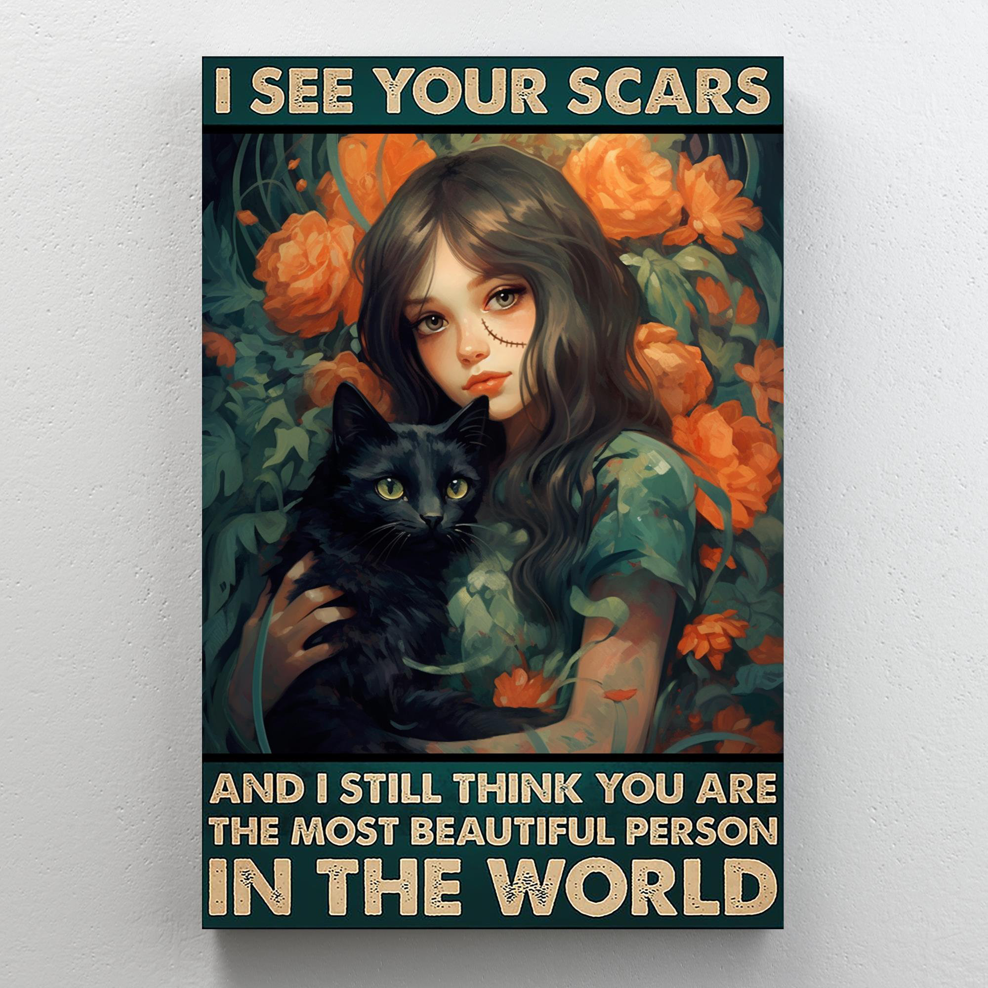 Trinx I See Your Scars - 1 Piece Rectangle Graphic Art Print On Wrapped ...