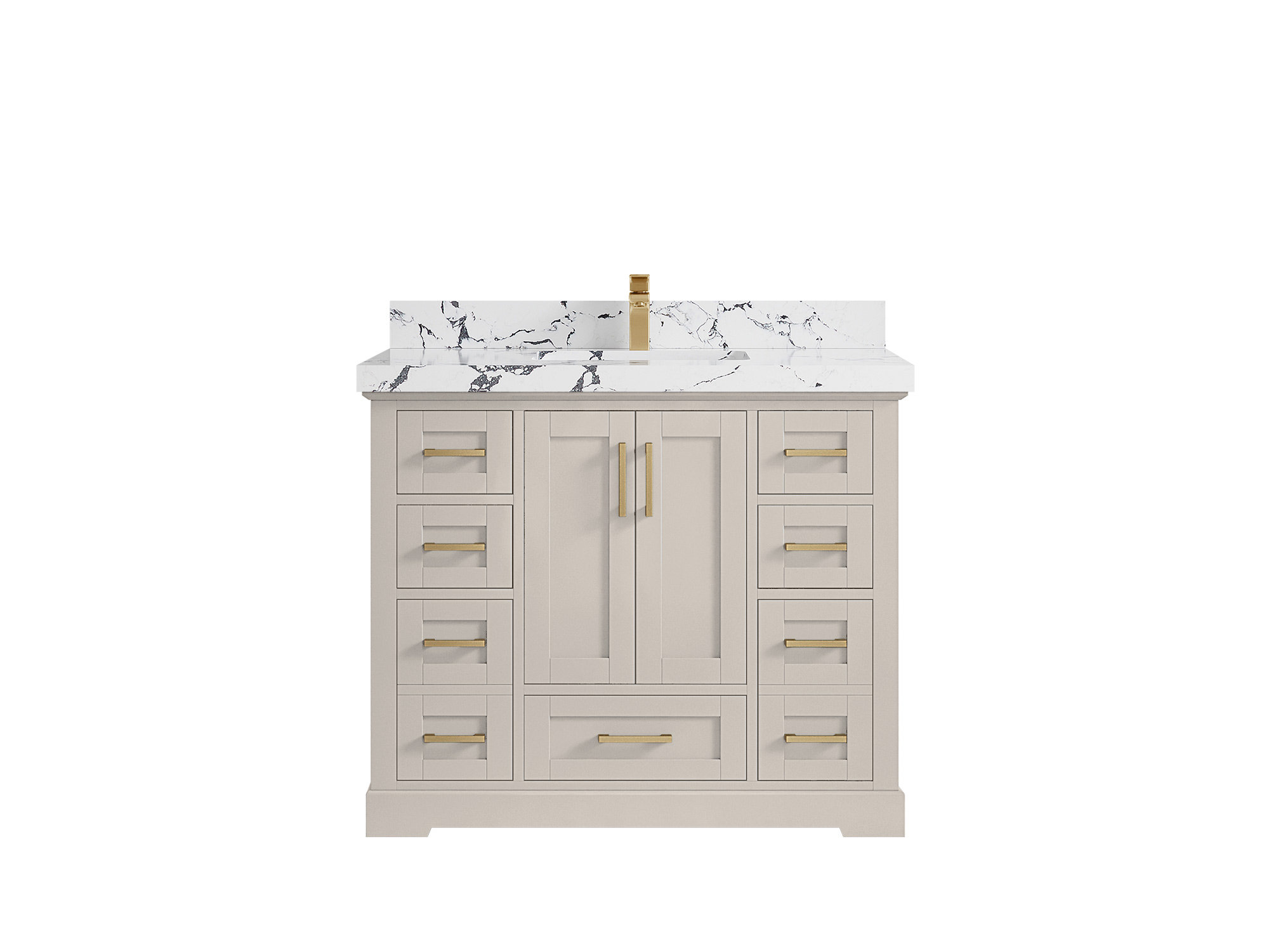 Willow Collections Boston 42 In. W X 22 In. D Single Sink Bathroom ...