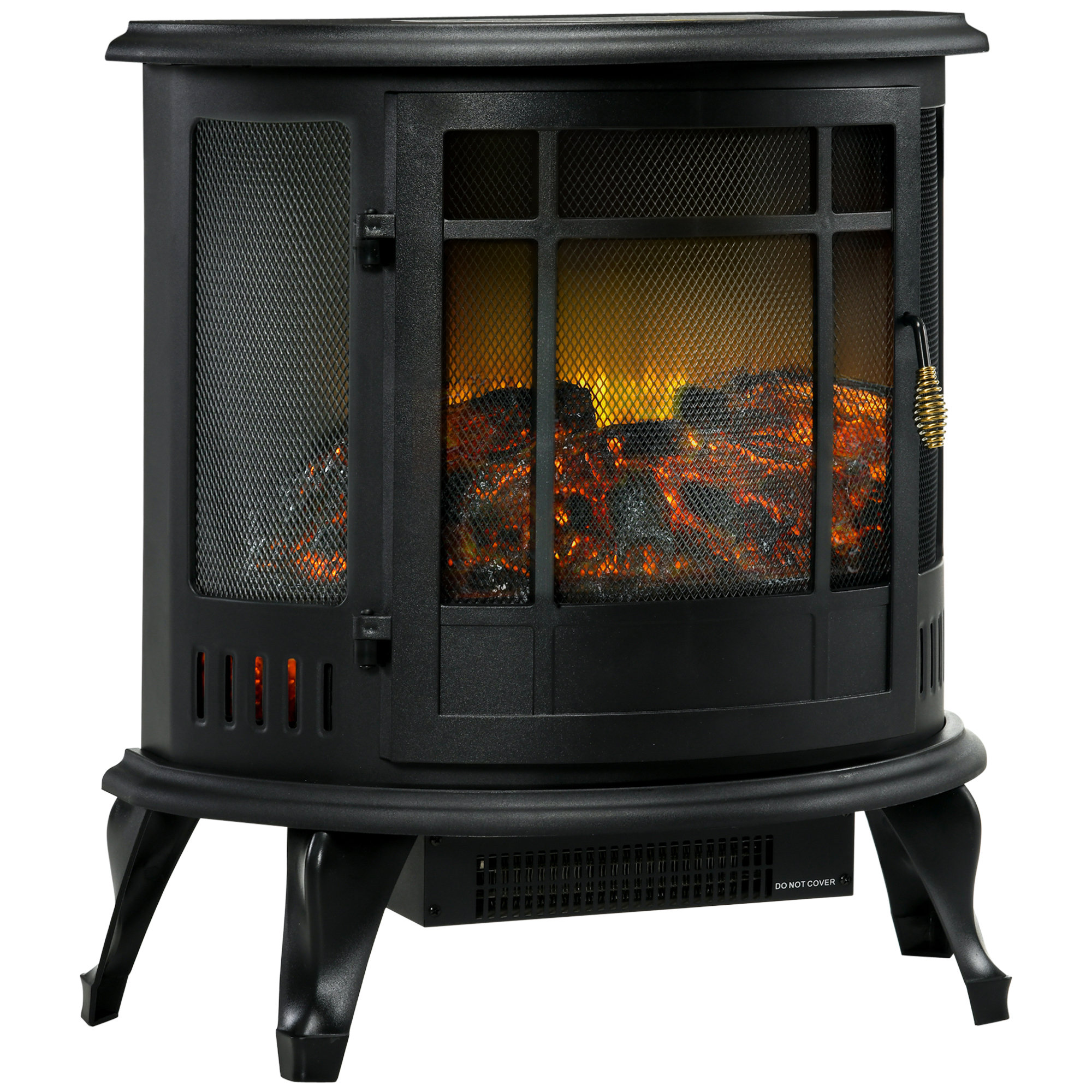 Winston Porter 22" Electric Fireplace Stove | Wayfair