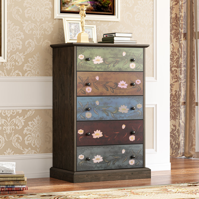 Langley Street® Weatherholt 5 Drawer Chest & Reviews | Wayfair