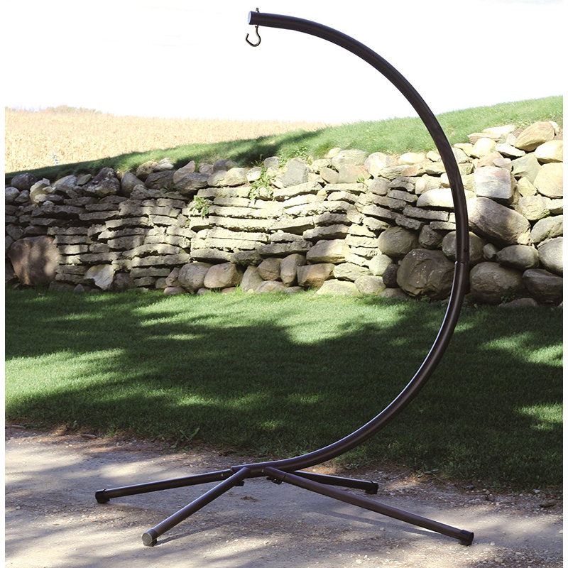 Arlmont & Co. Vivere Bayviewpark Sturdy Metal Hanging Chair Stand (265 ...