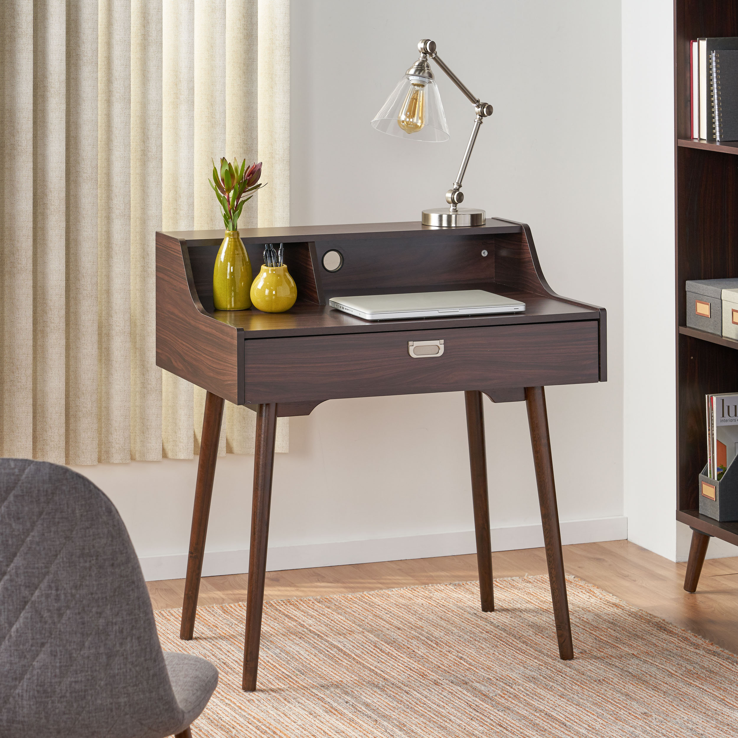 Winston Porter Fizzah 23.62'' W Rectangle Writing Desk | Wayfair