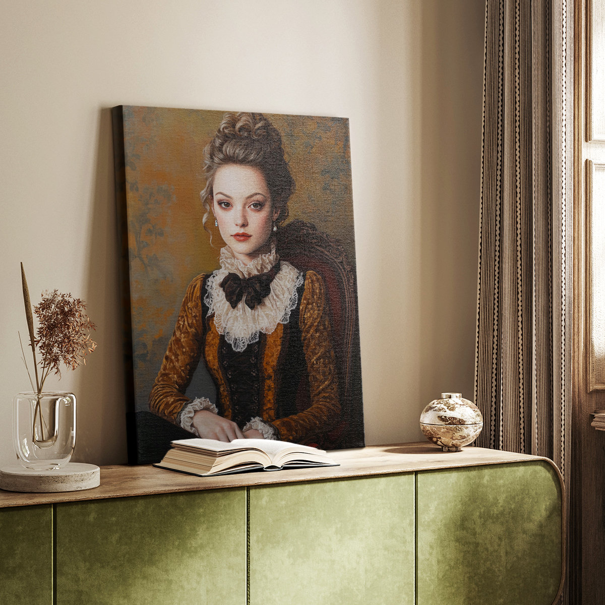 Astoria Grand WOMEN Series CCVII -Premium Gallery Wrapped Canvas -Ready ...