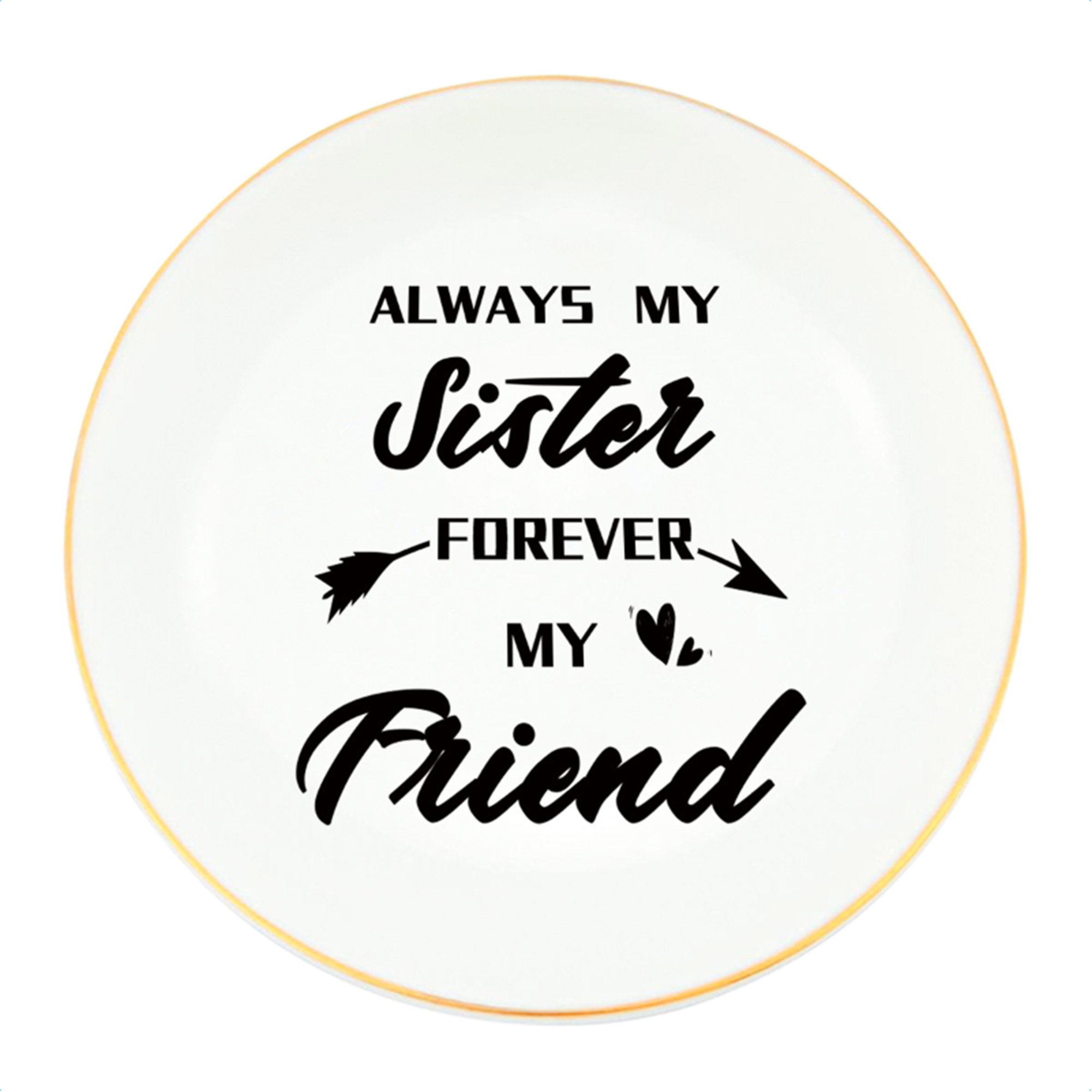 Ebern Designs Friend To Aesthetic Trinket Tray Room Decor Essential ...