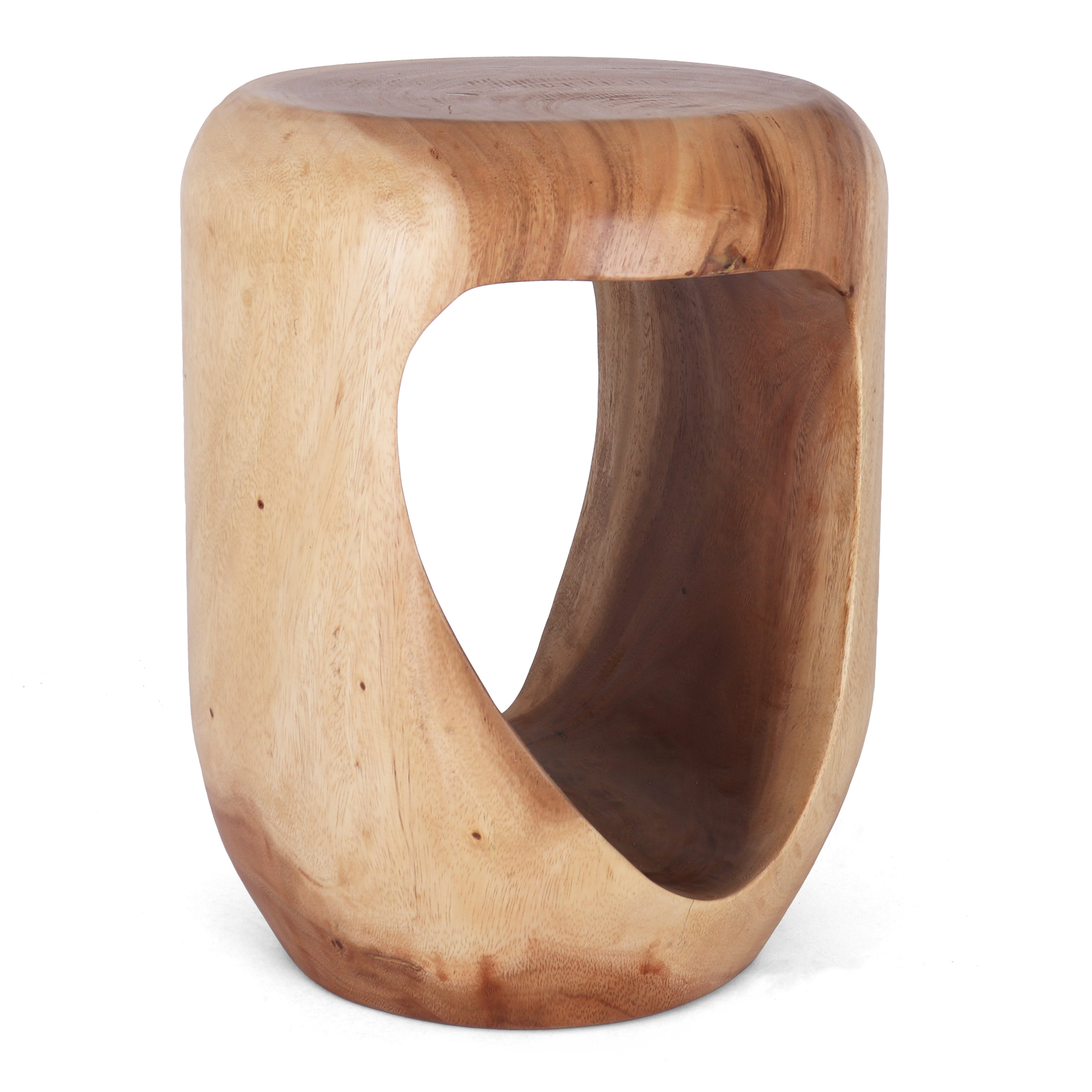 Millwood Pines Naples Hand Carved End Table & Reviews | Wayfair