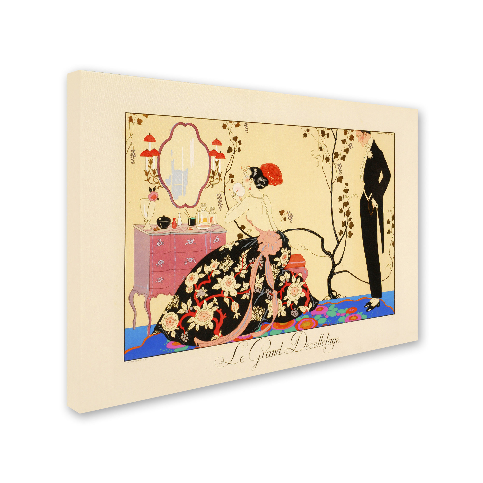 Trademark Fine Art 'Le Grand Decolletage' Vintage Advertisement on ...