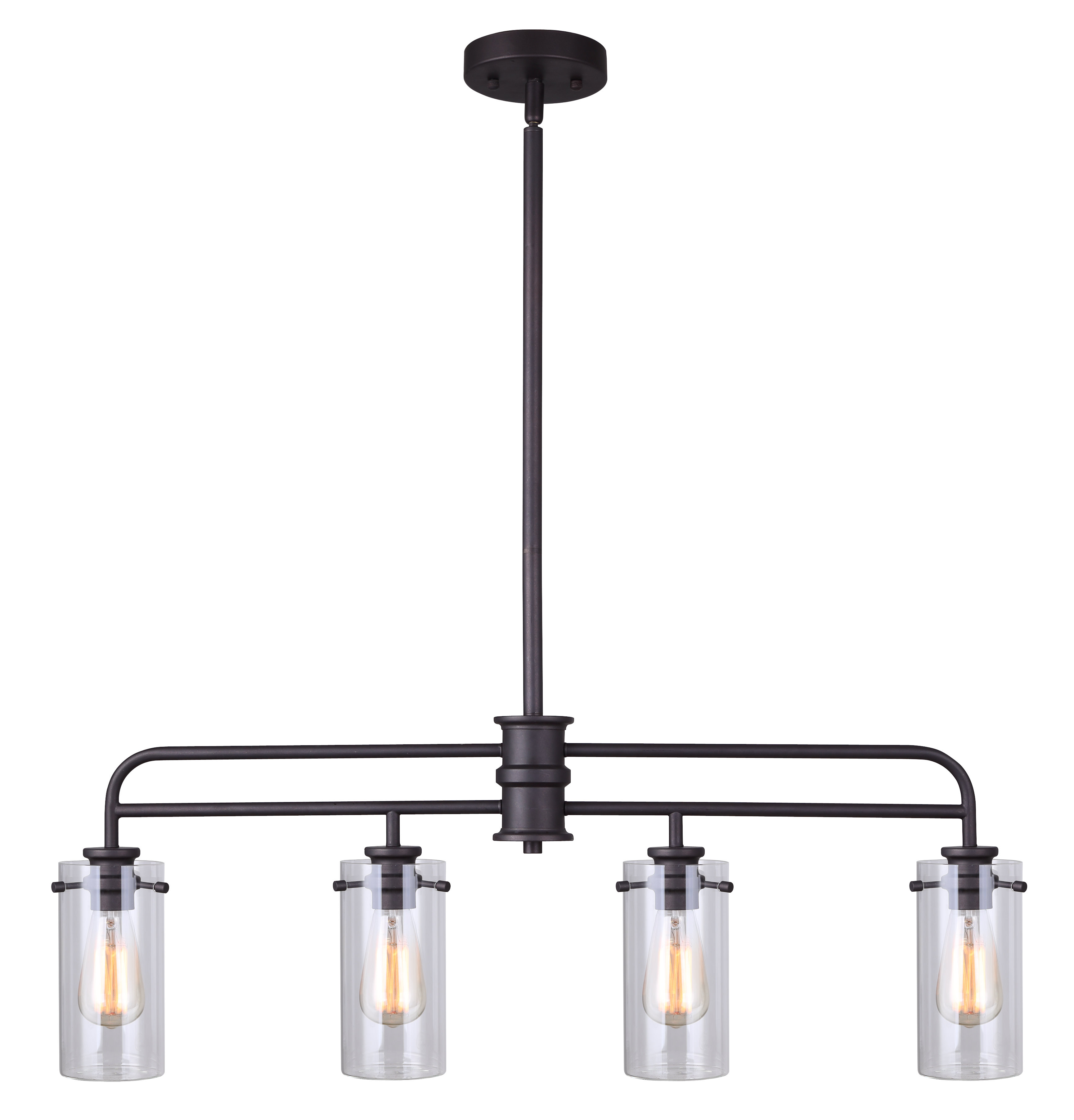 Trent Austin Design® Marquette 4 - Light Kitchen Island Linear Pendant ...