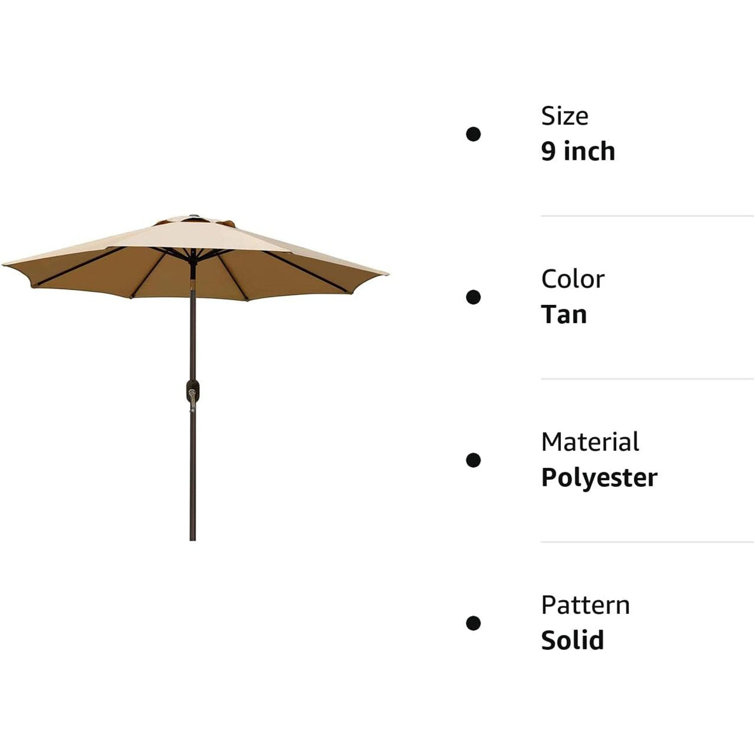 ColorLife Market Umbrella - Wayfair Canada