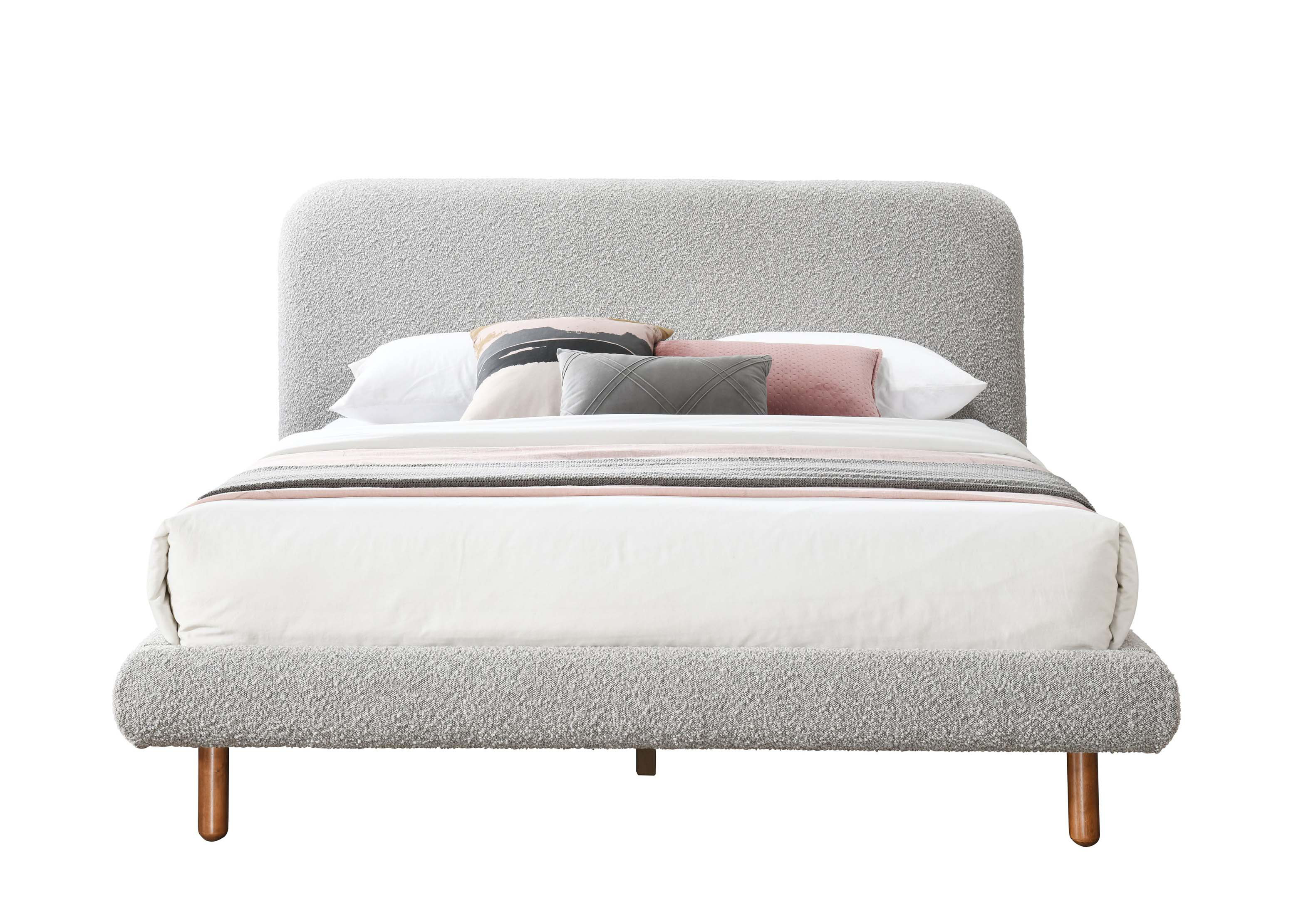Corrigan Studio Cleo Boucle Eastern Bed - Wayfair Canada