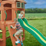 Backyard Discovery Atlantis Cedar Wood Swing Set with Wave Slide ...