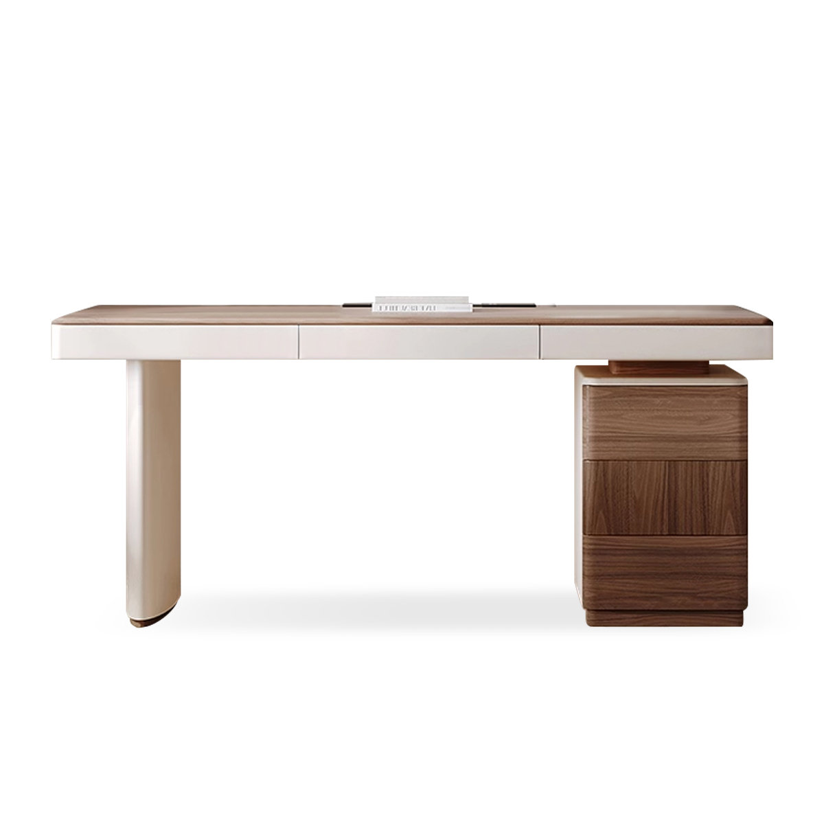 Oaklawn Tools White&Walnut Rectangular Manufactured Wood with 4 drawers ...