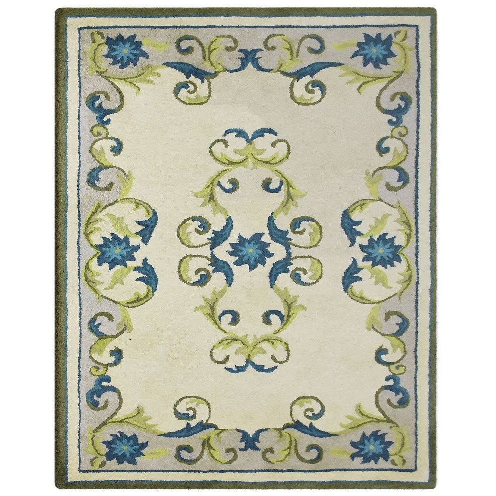 Alcott Hill Gratton HAND TUFTED WOOL ECO-FRIENDLY AREA RUGS, Light ...