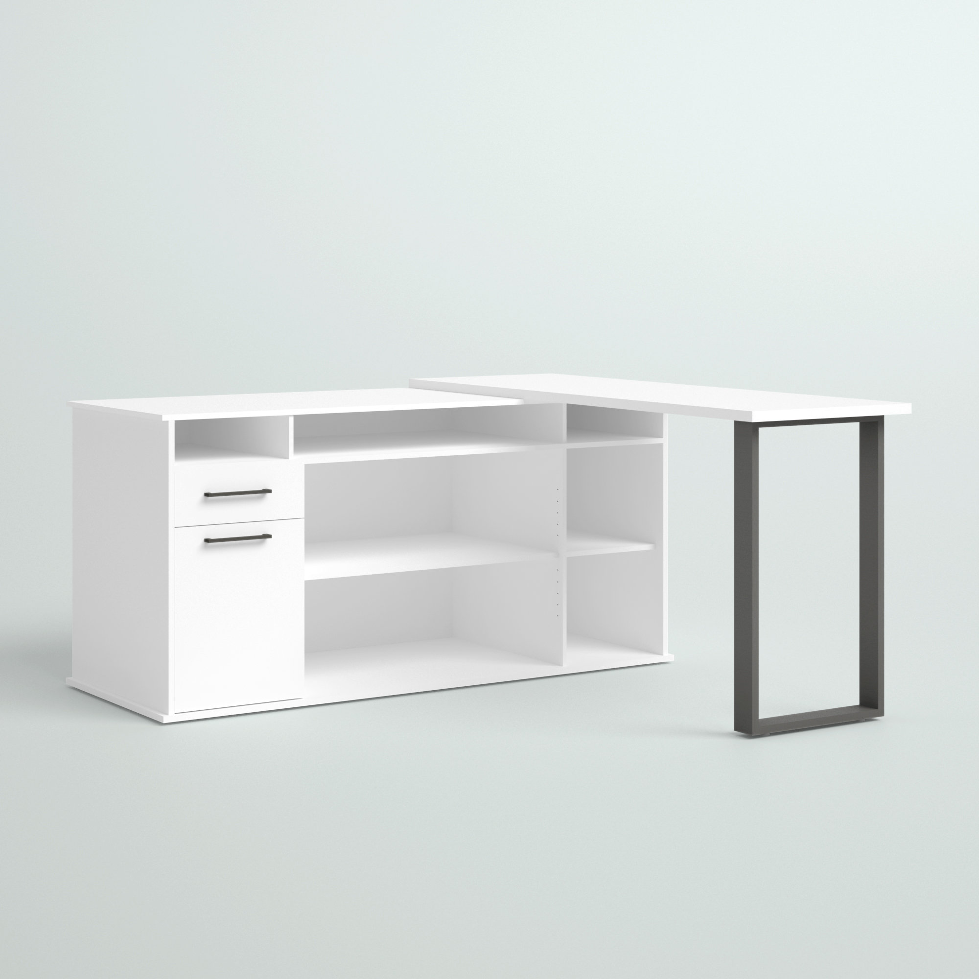 Mercury Row® 60W L-Shaped Computer Desk & Reviews | Wayfair