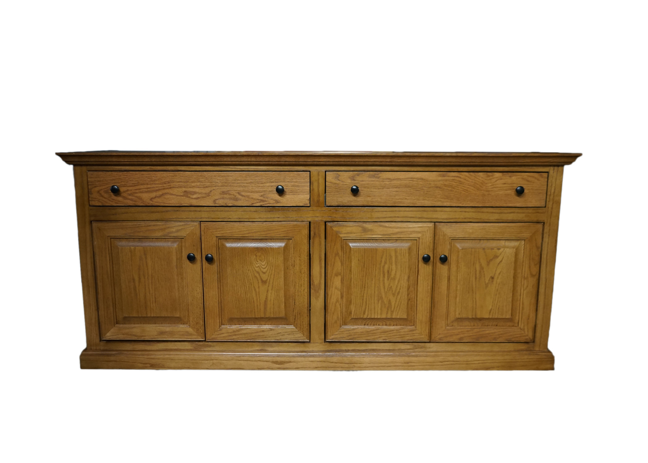Alcott Hill® Traditional Solid Oak Wood 80" Sideboard Buffet | Wayfair