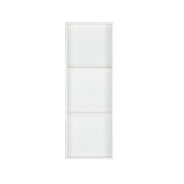 DecoMust 36" Stainless Steel Triple Layered Rectangular Recessed Shower ...