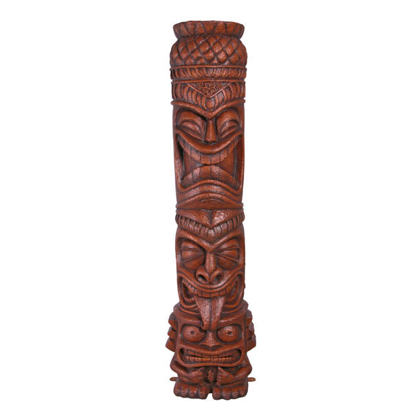 Design Toscano Grand Island Tiki Totem Statue & Reviews | Wayfair