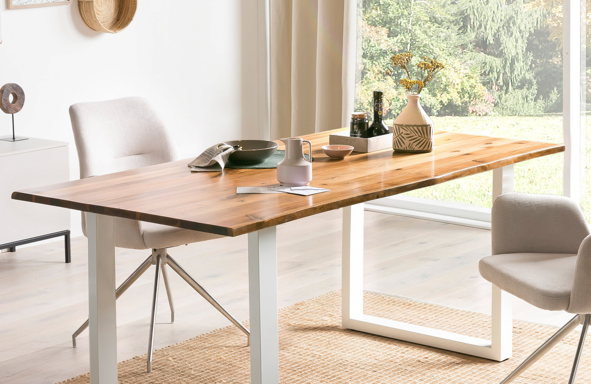 Union Rustic Gimley Solid Wood Dining Table | Wayfair.co.uk