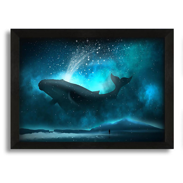 Highland Dunes The Whale of the Universe - Picture Frame Graphic Art on ...