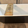 Corrigan Studio® Teak Bathtub Tray, Bath Tray for Tub Bathroom ...