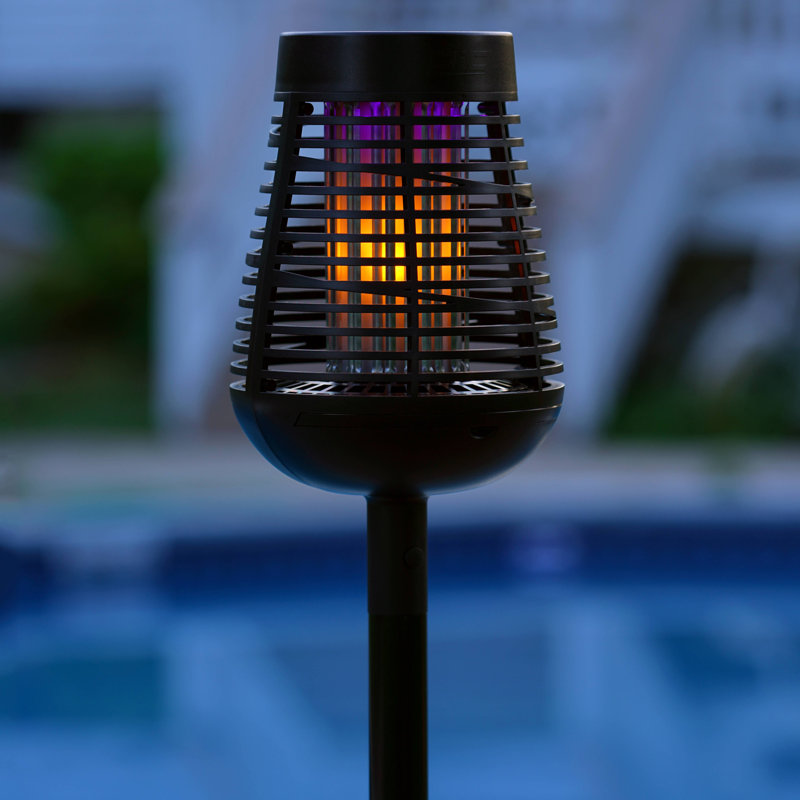Pic Flickering Flame Solar Bug Zapper Insect Killer Torch & Reviews ...