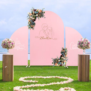 DENFER Wedding Background Decoration Stands with Cover | Wayfair