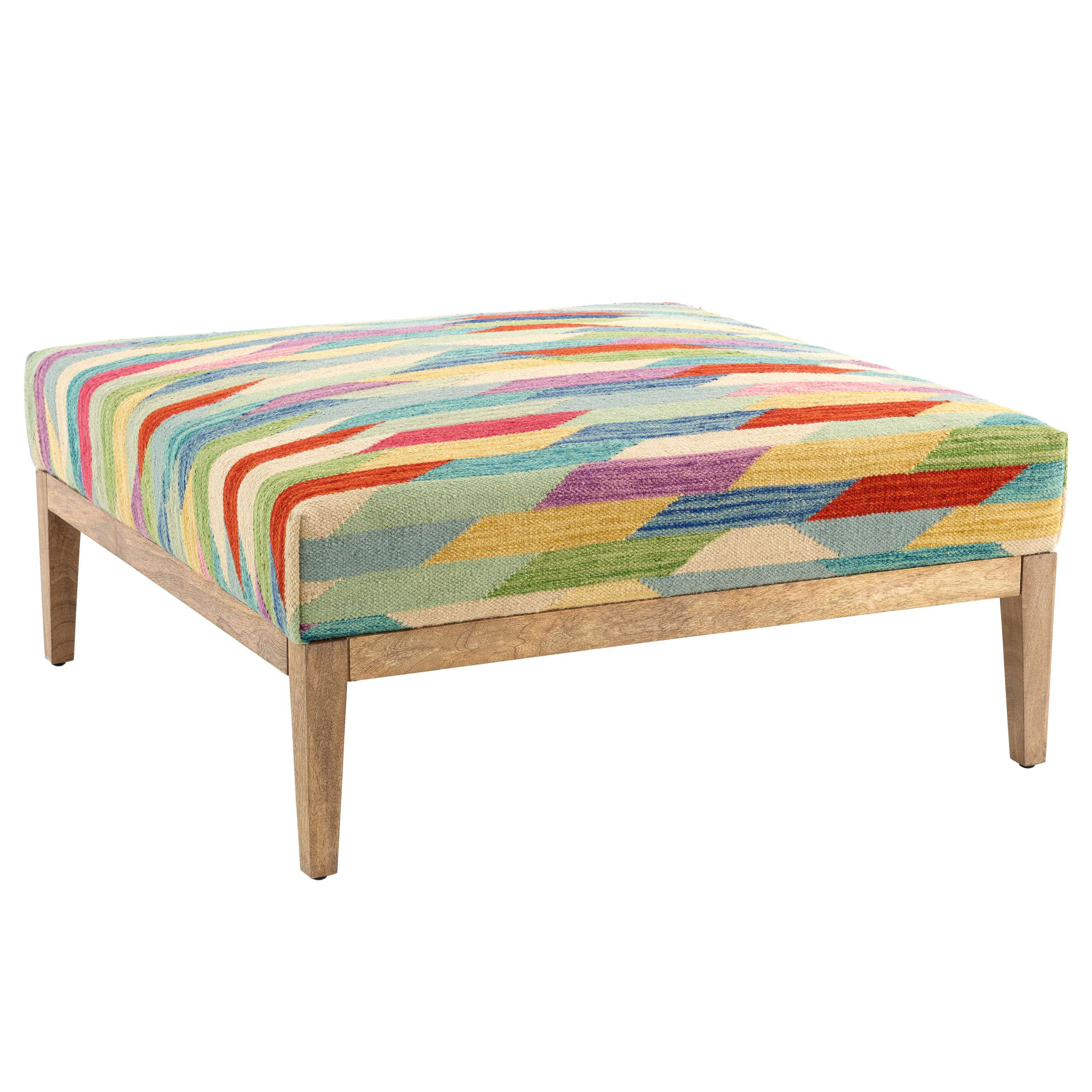 Annie Selke Home Hotline Multi Freida Rug Bench | Wayfair