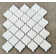 Tileville 2.75" x 3" White Marble Arabesque Lantern Pattern Natural ...