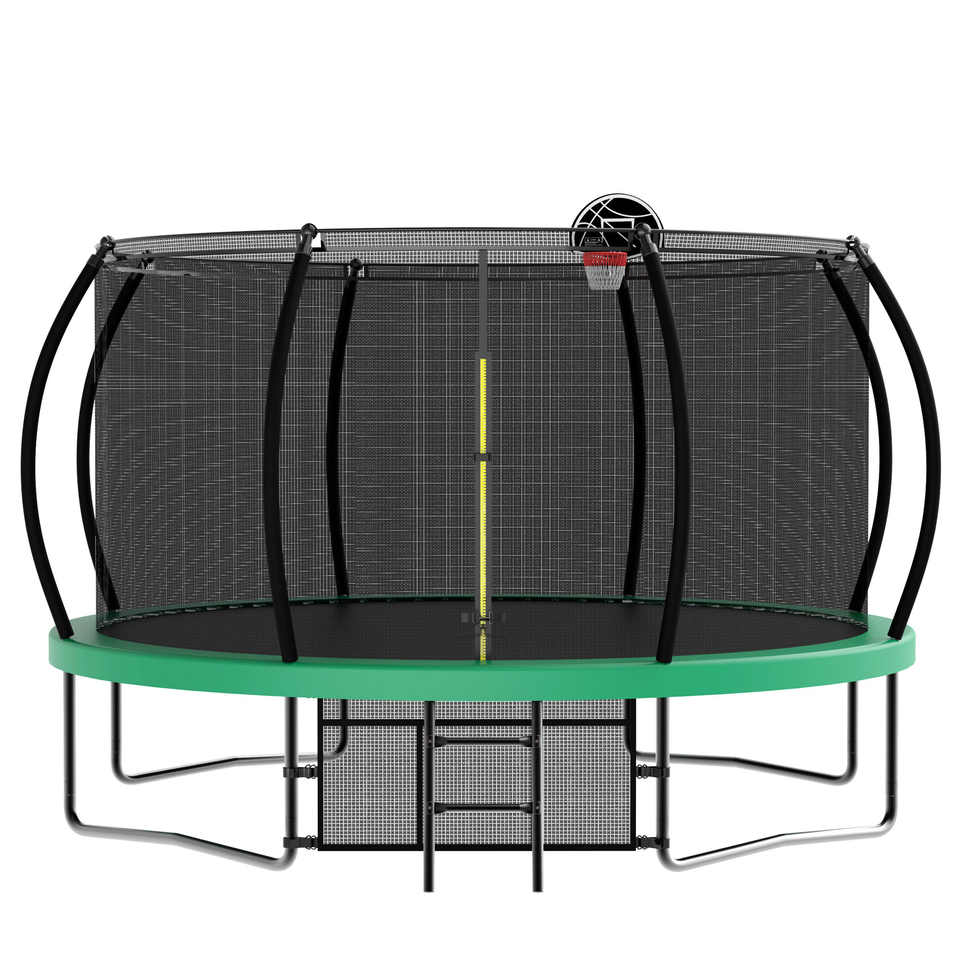 Creationstry Recreational Kids Trampoline with Safety Enclosure Net ...