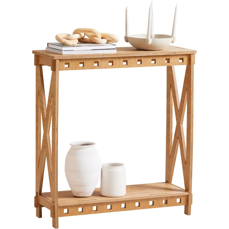 Brambly Cottage Amitola 80cm Solid Wood Console Table | Wayfair.co.uk