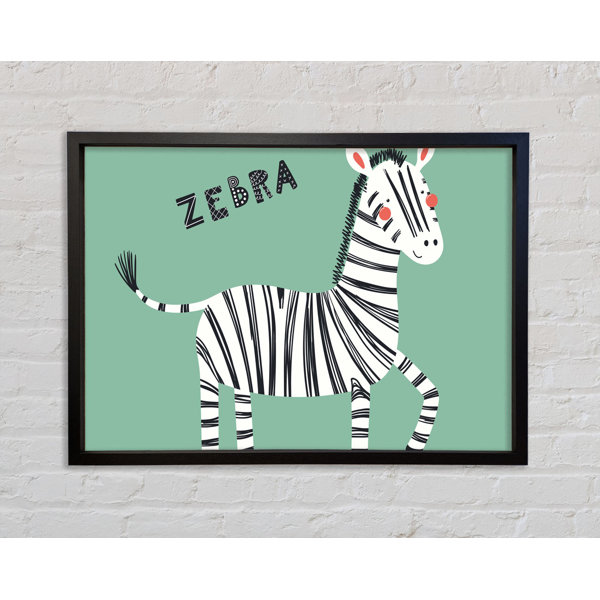 Latitude Vive Zebra Pride - Single Picture Frame Art Prints on Canvas ...