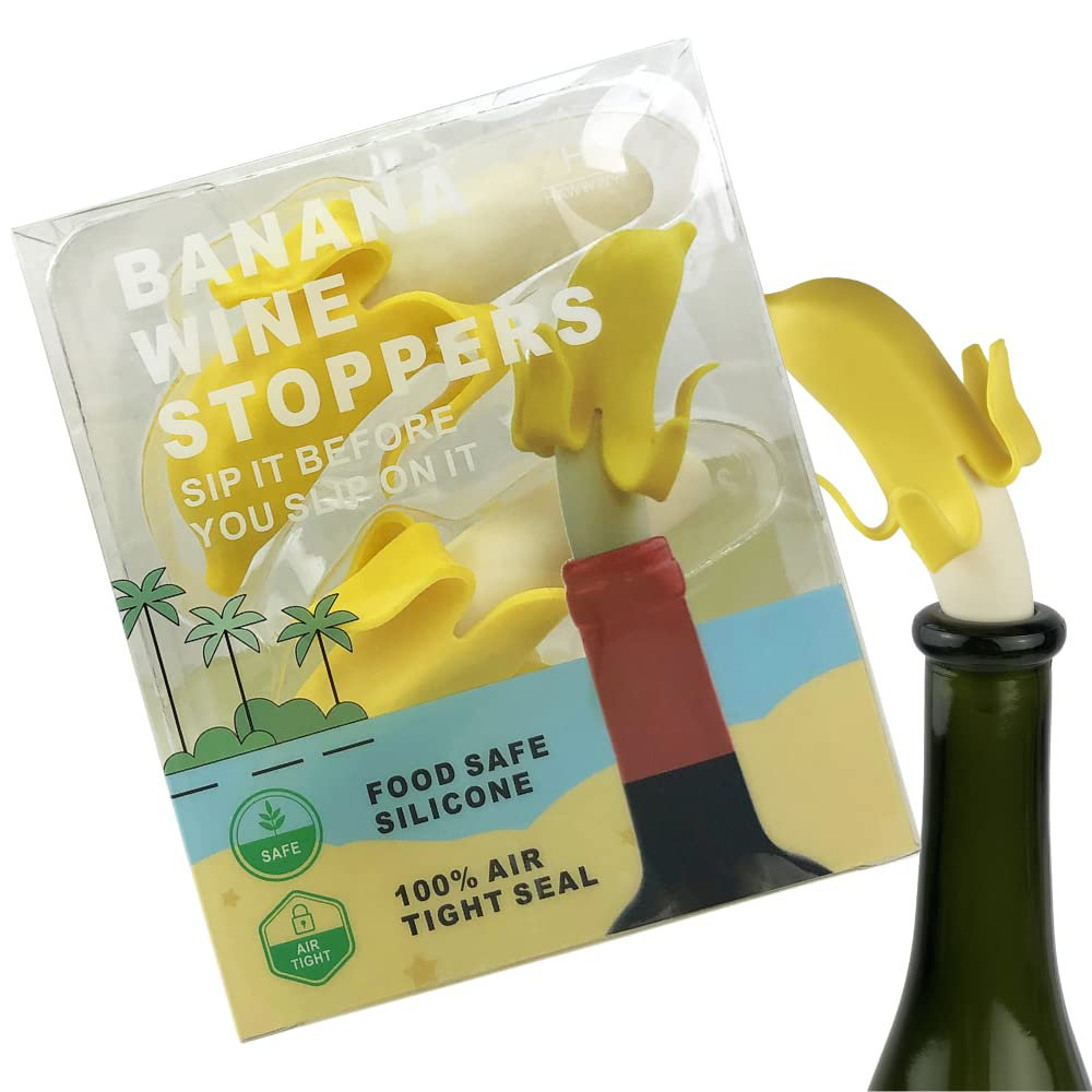 HAWWWY Hawwwy Funny Wine Stopper + Gift Box "Sip It Before You Slip On ...
