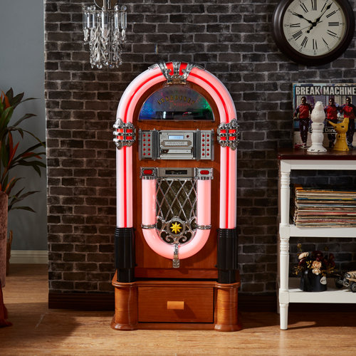 Arkrocket Audio Arkrocket Taurus II Jukebox with Stand Vinyl Record ...