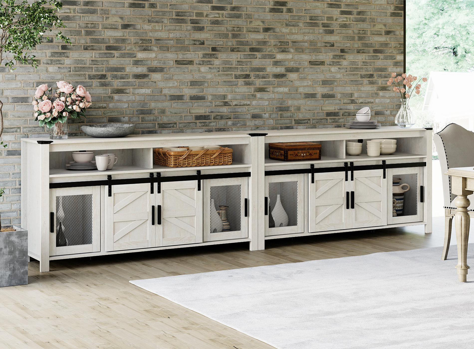 August Grove® 118“ High TV Stand - Wayfair Canada