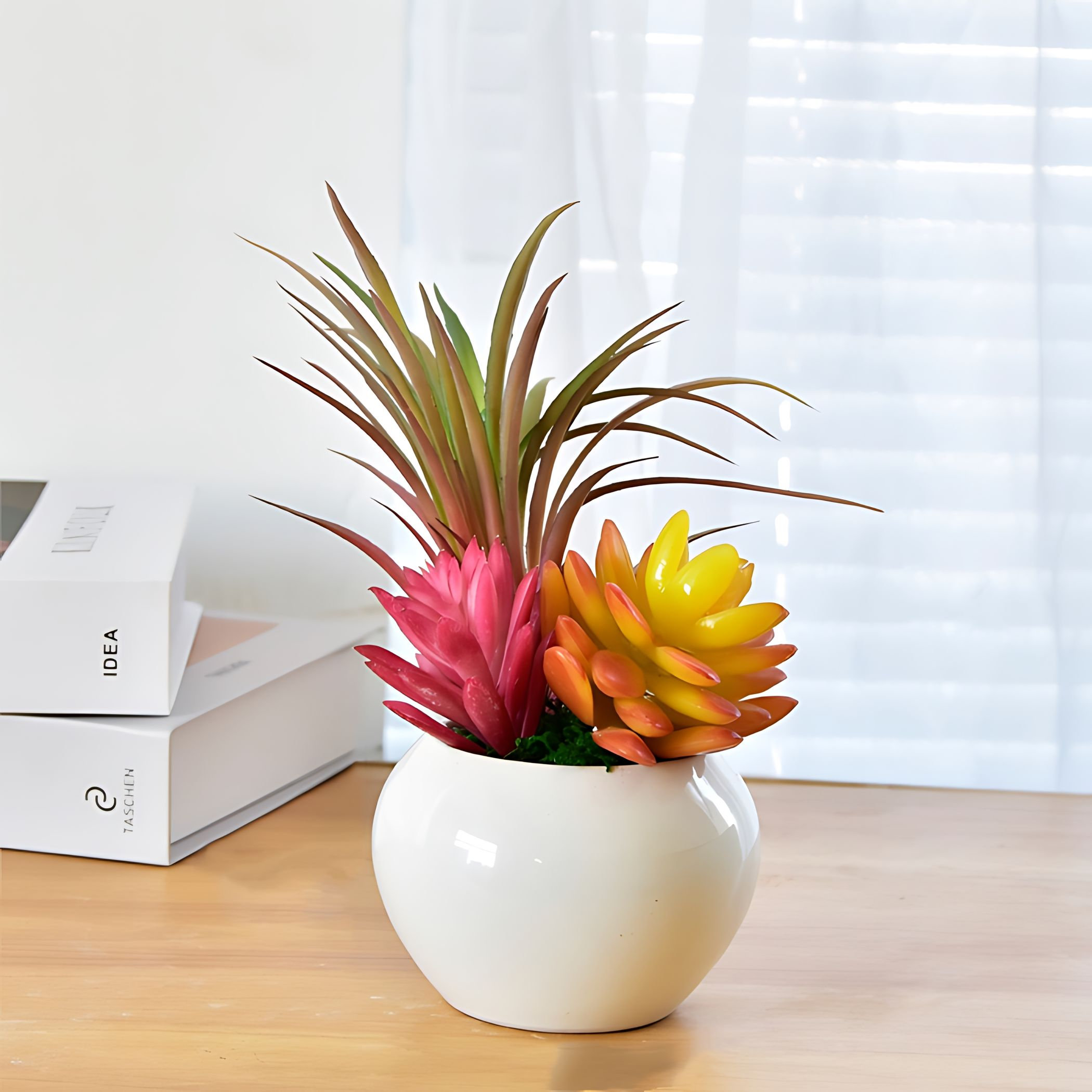 Primrue Simulated Succulent Plant Decoration Small Ornament Living Room ...