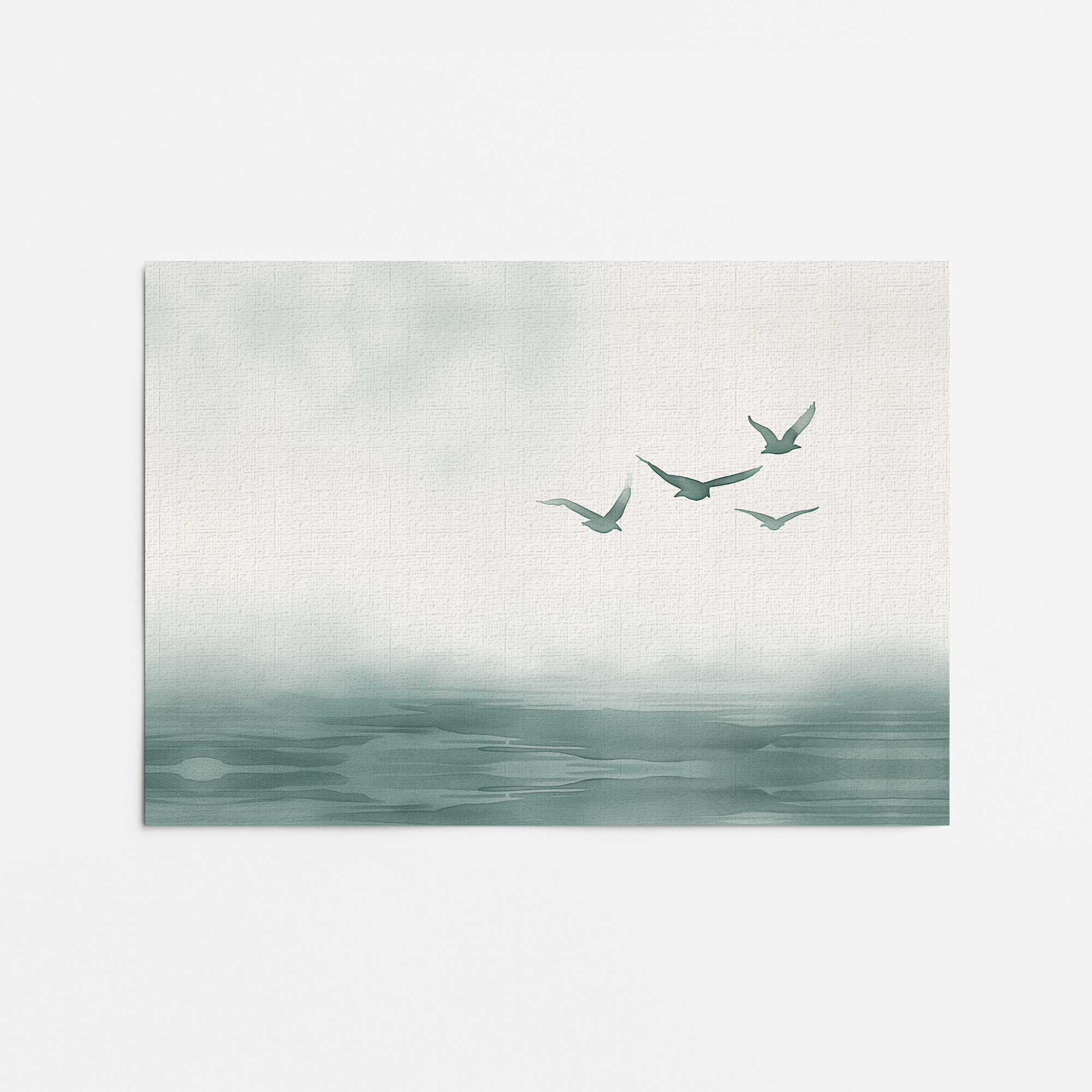 Latitude Run® Misty Migration Canvas Print | Wayfair