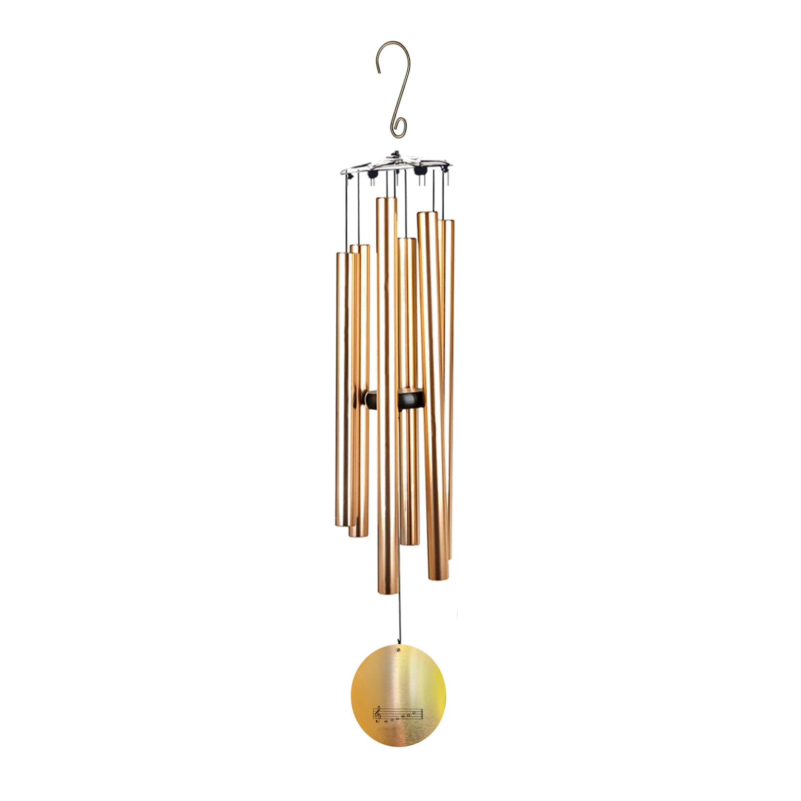 Sierra Lifestyles Wind Chime - 36in Basic Design - Rose Gold Tube | Wayfair
