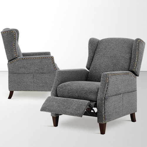 Lark Manor Audrie Upholstered Recliner & Reviews | Wayfair