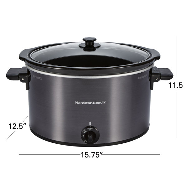 Hamilton Beach® Extra Large 10 Quart Slow Cooker with Full-Grip Folding ...