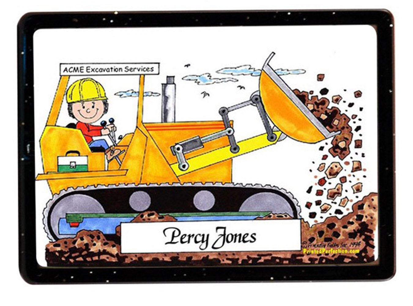 Printed Perfection Personalized Bulldozer Operator - Female Acrylic ...