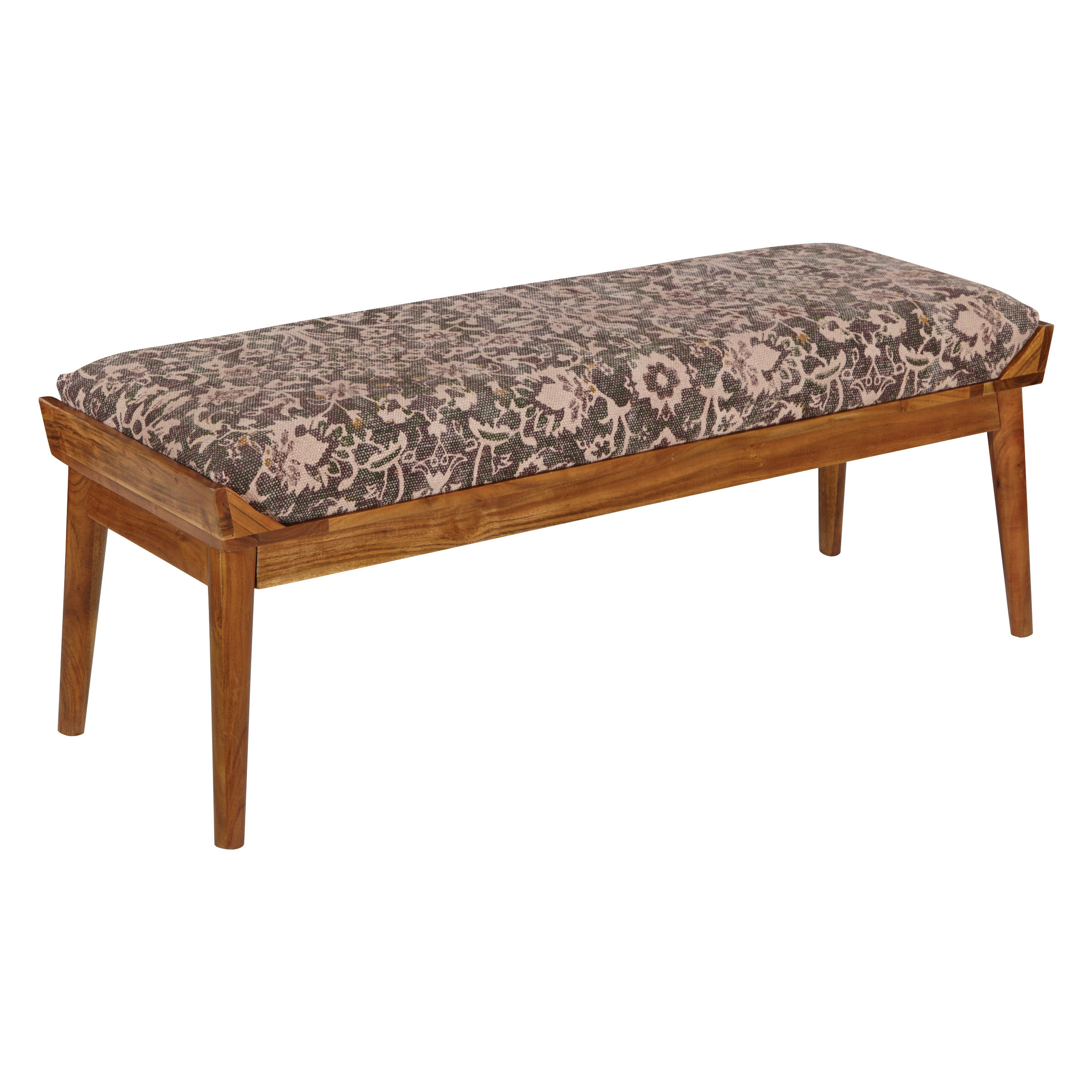 Bungalow Rose Amira Style Woven Bench | Wayfair