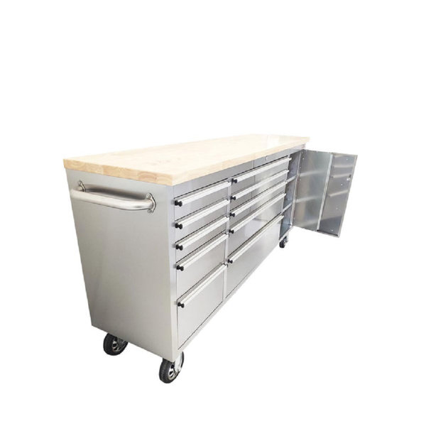 WFX Utility™ 72" Stainless Steel Rolling Workbench - Wayfair Canada