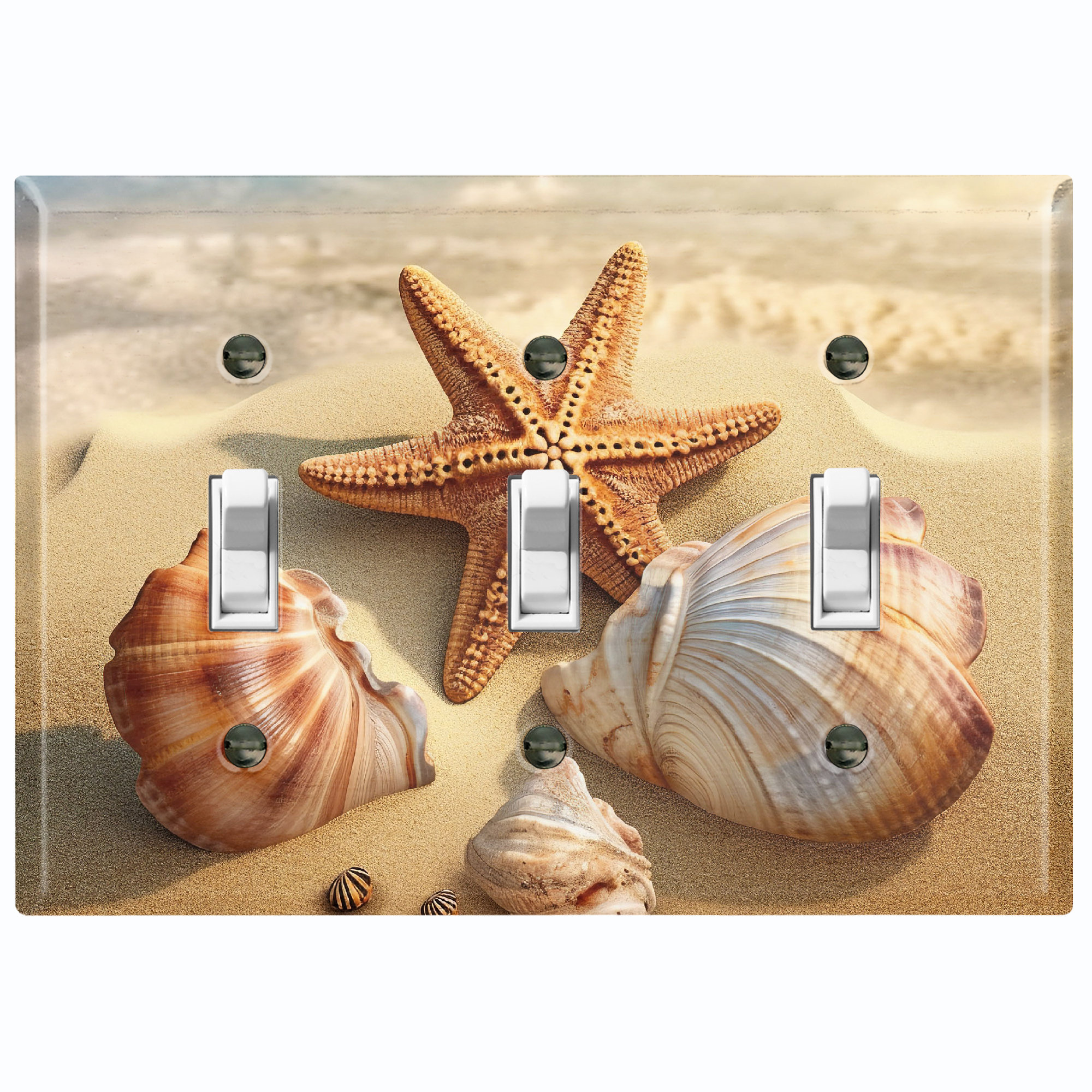 Ocean Themed Light Switch Plates Oversized Decorative Switch Plates