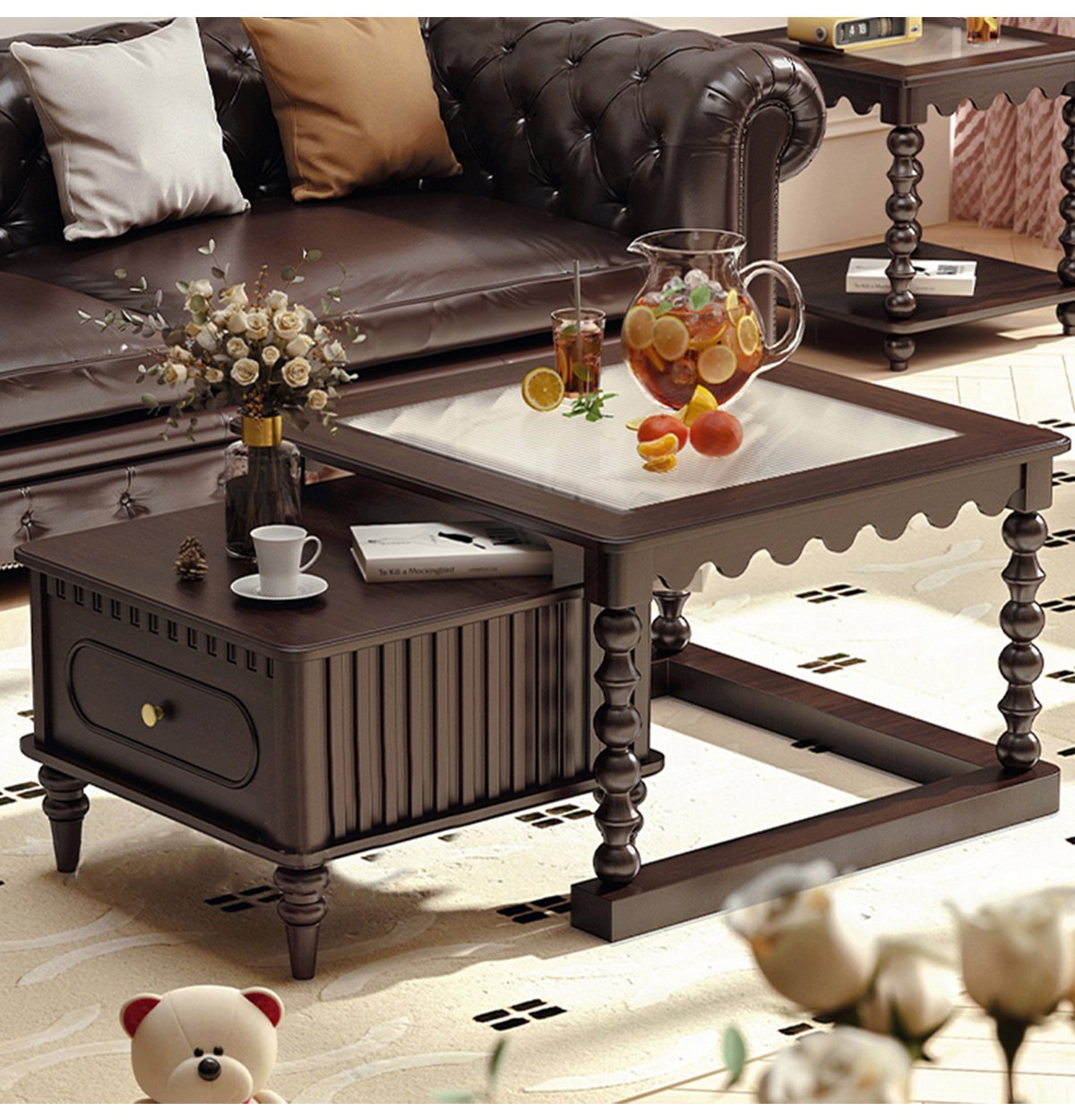 Stella Trek Vintage solid wood combination coffee table | Wayfair