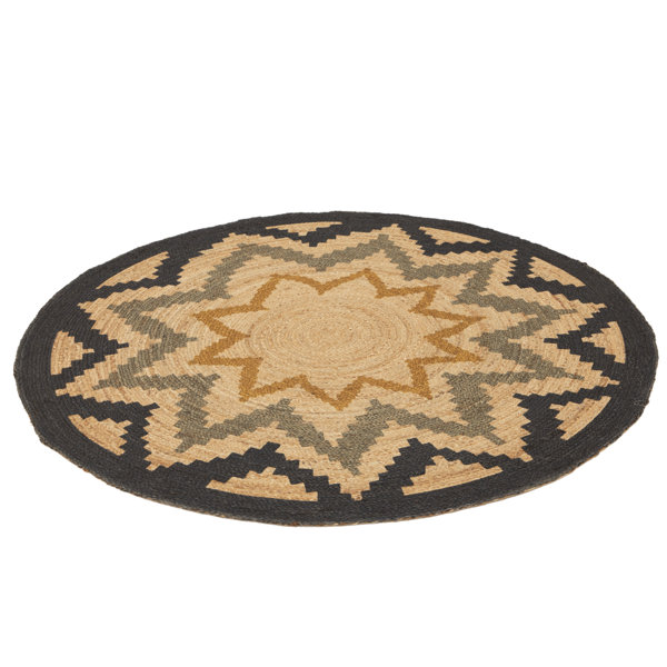 World Menagerie Weatherspoon Hand Braided Beige Round Rug | Wayfair.co.uk