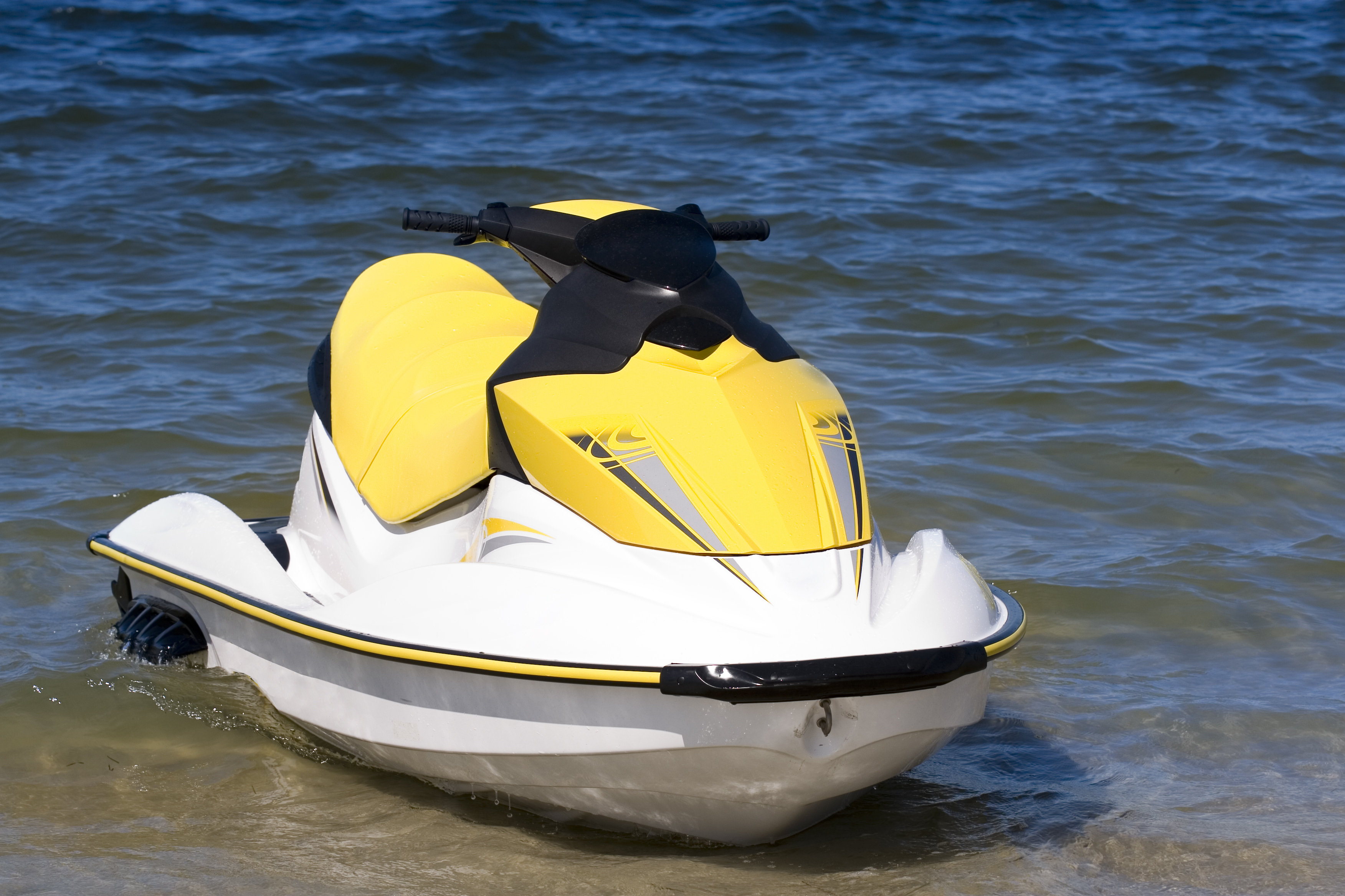 Beachcrest Home Yellow Jet Ski by Hanis - Wayfair Canada